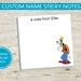 Goofy Custom Sticky Notes // 3x3, Personalized Gift Idea, Custom ...