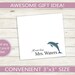 Dolphin Sticky Note Pads Custom Name // Personalized Gift Idea, Teacher ...