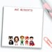 Custom Superhero Stationery Set 4 Items 2 Sticky Note Pads, 1 Pen, 1 ...
