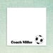Custom Socer Sticky Notes // Personalize Gift Idea for Coworker ...