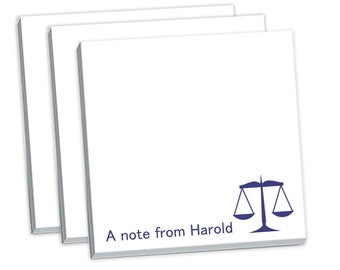 Personalized Sticky Notes Fox Design // 3x3 Inch With 50 Notes - Etsy