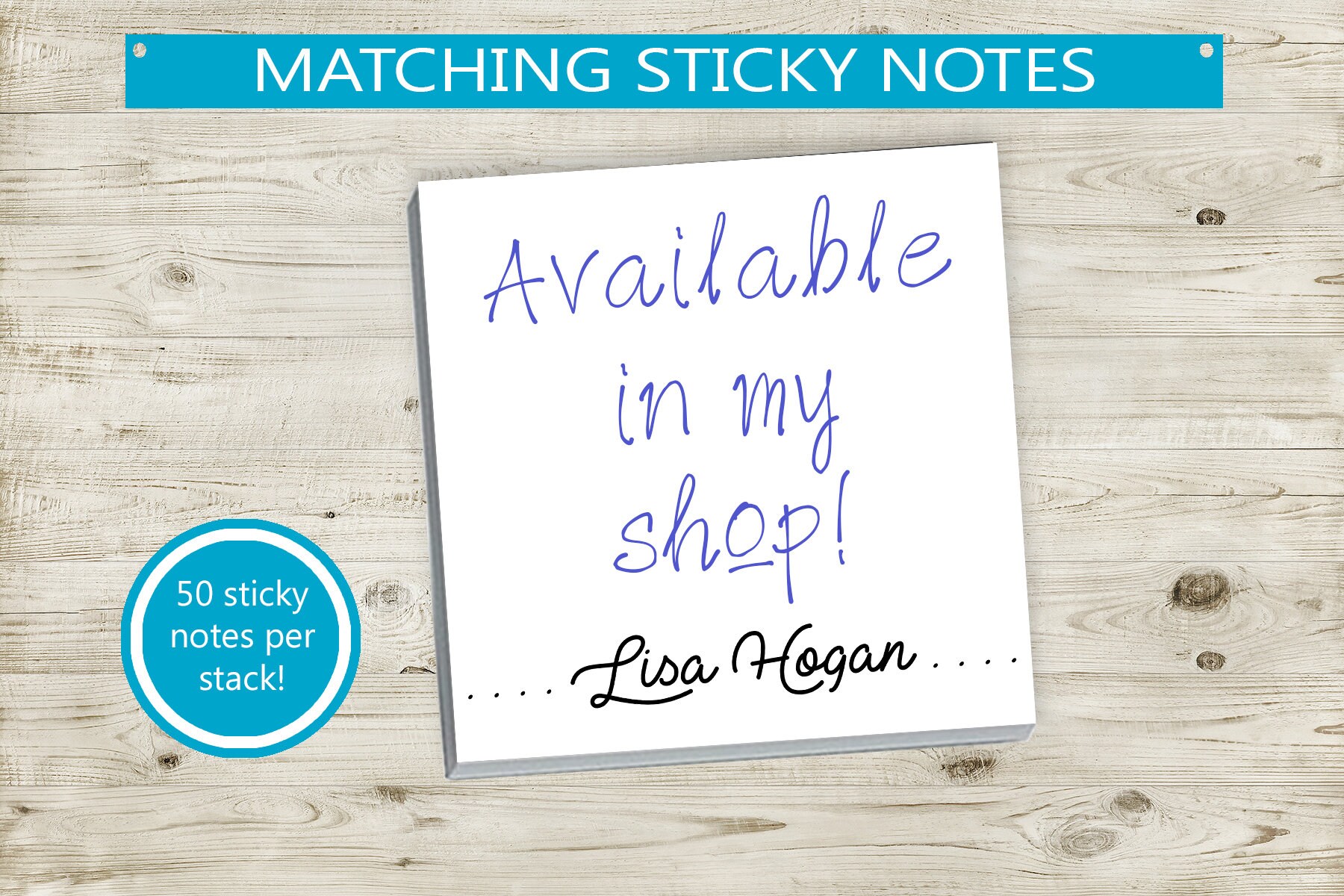 Custom Name Notepads // 50 Sheets per Stack 4x5.5 | Etsy