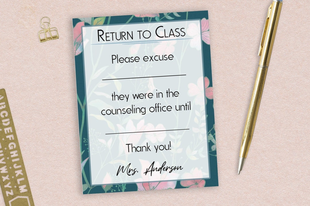 Counseling Office Notepad // Personalized, Notepad for Counselors, 50 ...