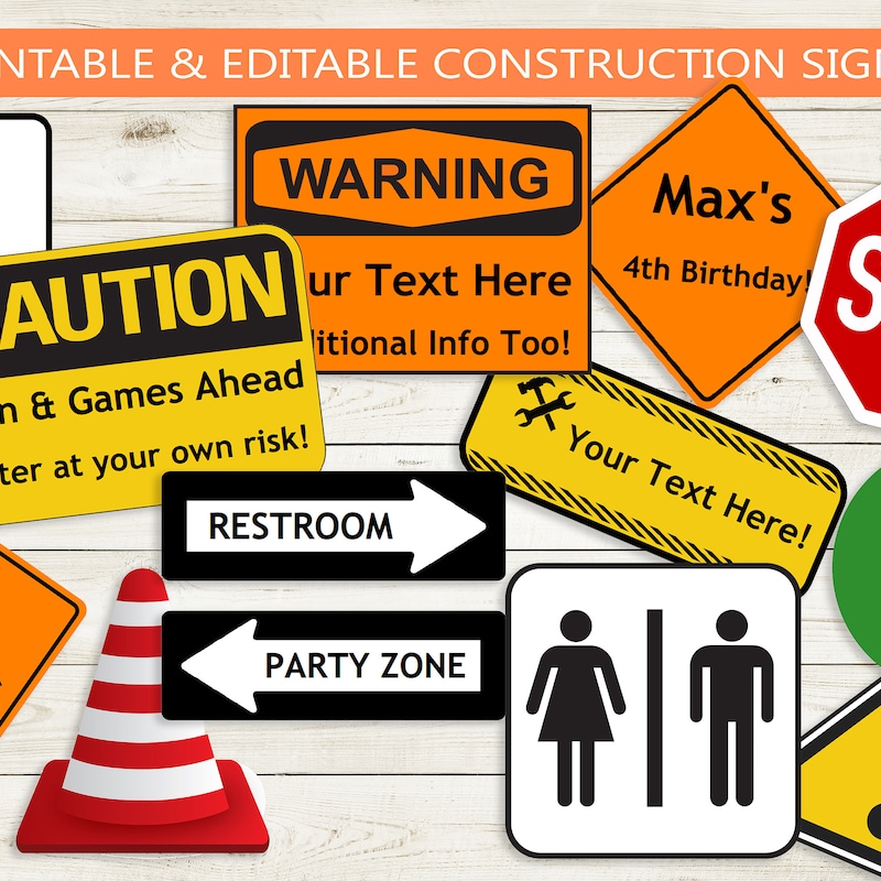 Road Sign Party - Etsy