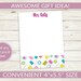 Personalized Notepad With Rad 90s Design and Custom Name // 50 - Etsy