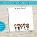 Personalized Sticky Notes With Custom Text and Computer Design // 3x3 ...