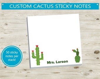 Custom Sticky Notes // Personalize Gift Idea for Coworker | Etsy