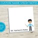 Custom Sticky Notes // 3x3 With 50 Sticky Notes per Pad // Fun Male ...
