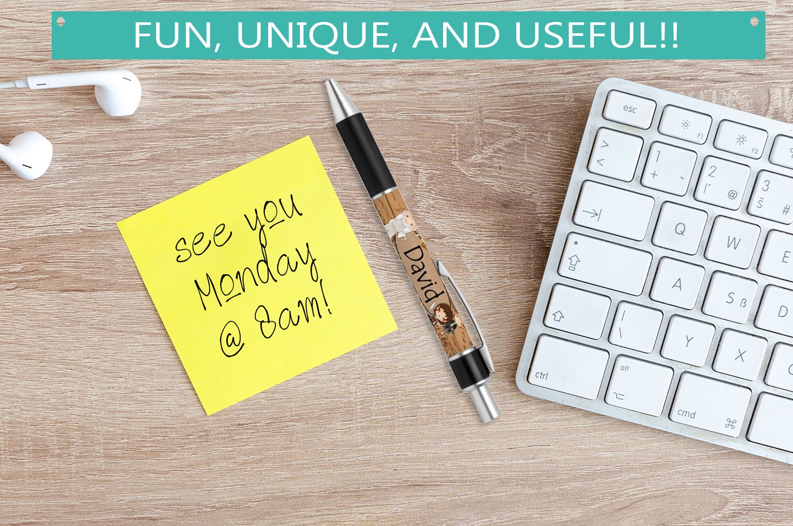 Custom Pen Lord of the Rings // Black Ink Ballpoint Pen With ...