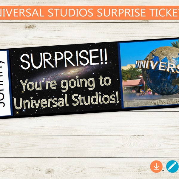 Universal Studio Fake Tickets - Etsy