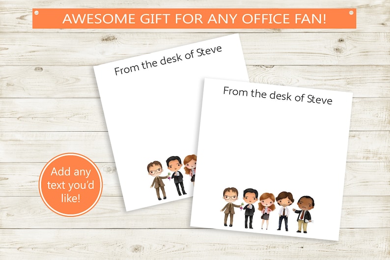 Custom Office Sticky Notes // Personalized Gift Idea for Boss - Etsy