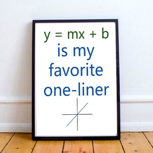 Math Pun Printable Poster Bundle // Math Classroom Decor, JPG ...