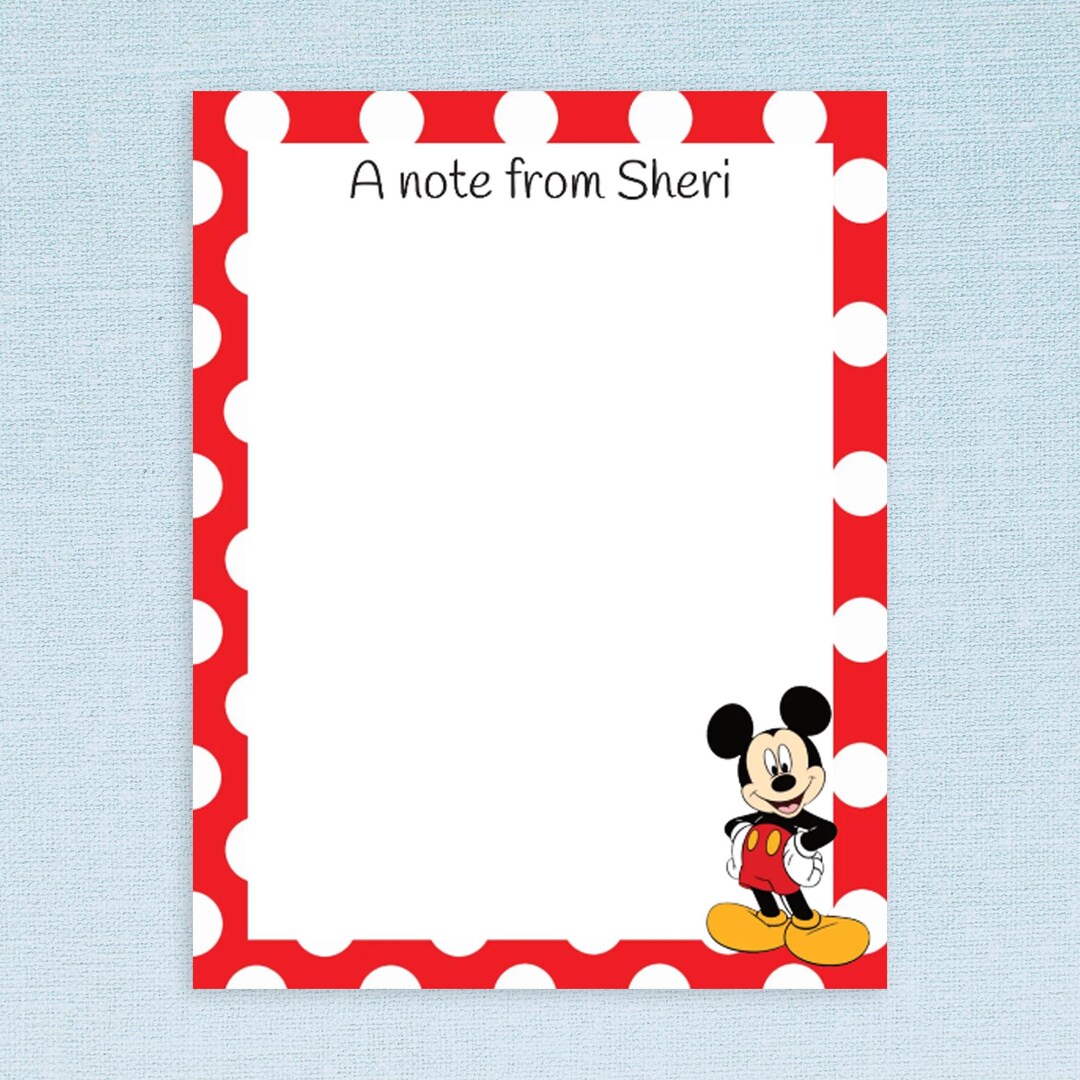 Custom Notepad With Name or Text // 50 Sheets per Stack 4"x5.5" Size ...