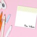 Custom Name Sticky Notes // Gift Idea Customizable Teacher - Etsy
