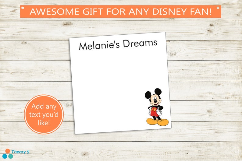 Mouse Custom Sticky Notes // Personalized Gift Idea Custom - Etsy