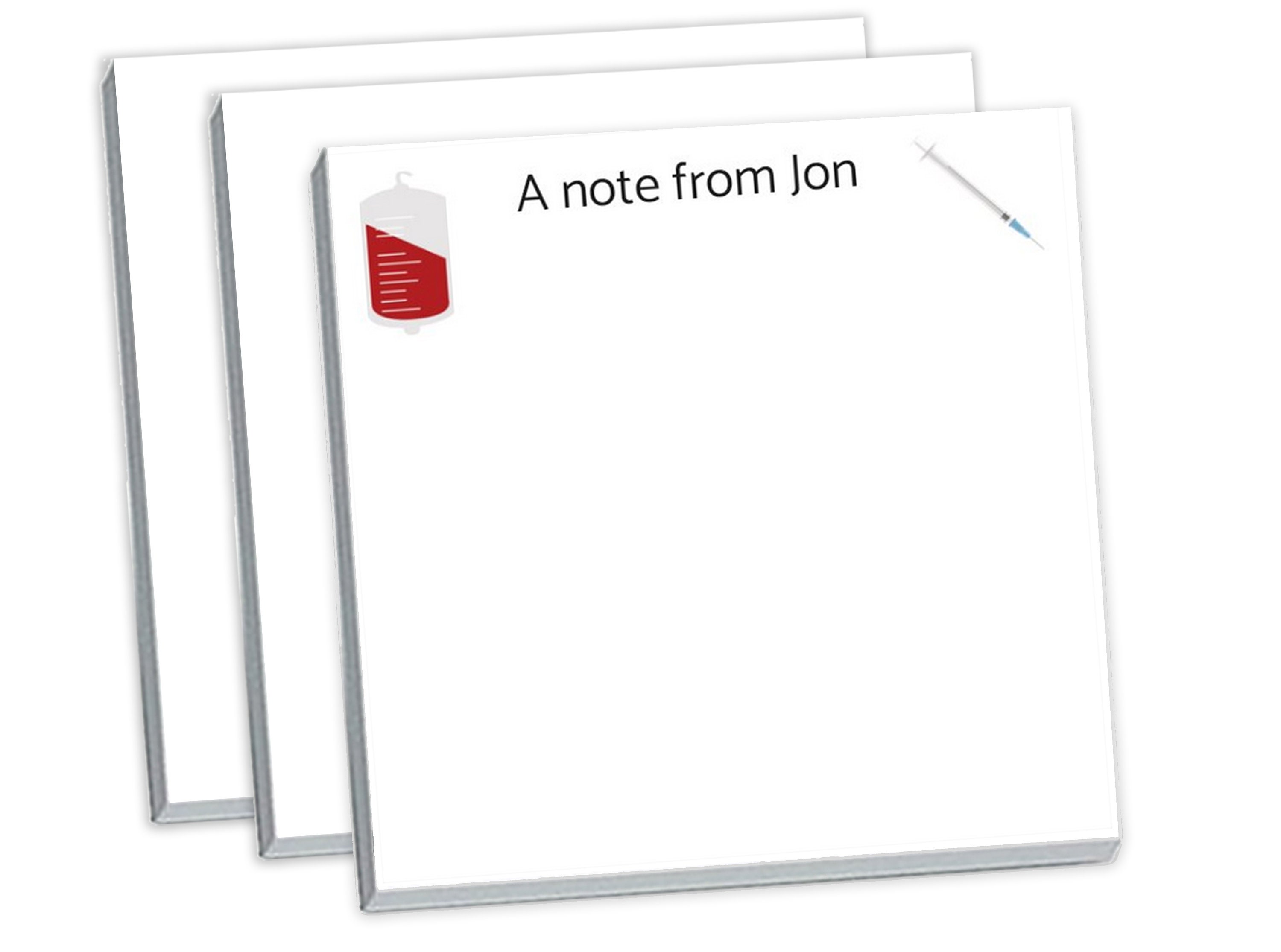 Personalized Sticky Notes // 3x3 Inch 50 Notes per Pad // | Etsy