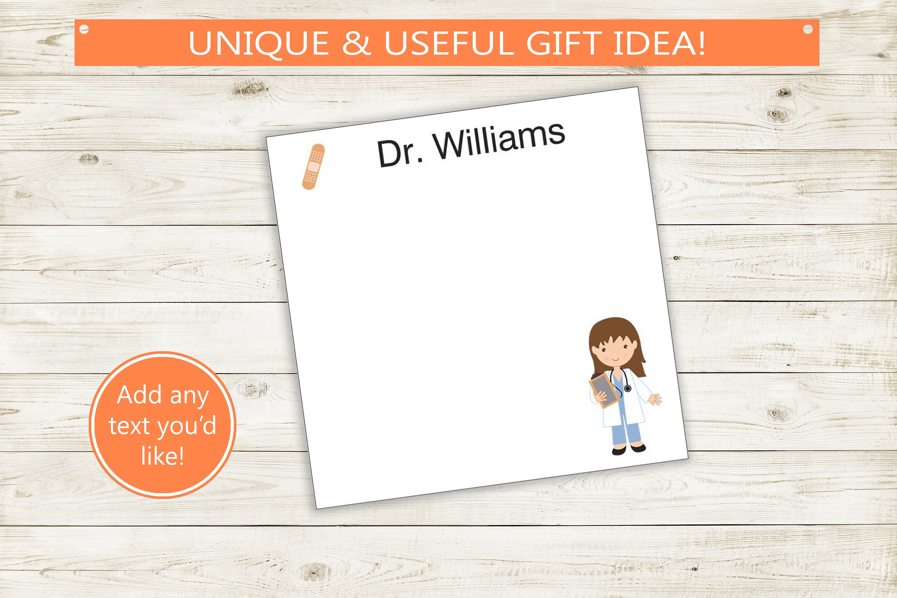 Custom Nurse Doctor Sticky Notes // Nurse Gift Idea - Etsy
