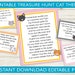 Printable Cat Treasure Hunt Clues // Editable PDF With 12 Rhyming Clues ...