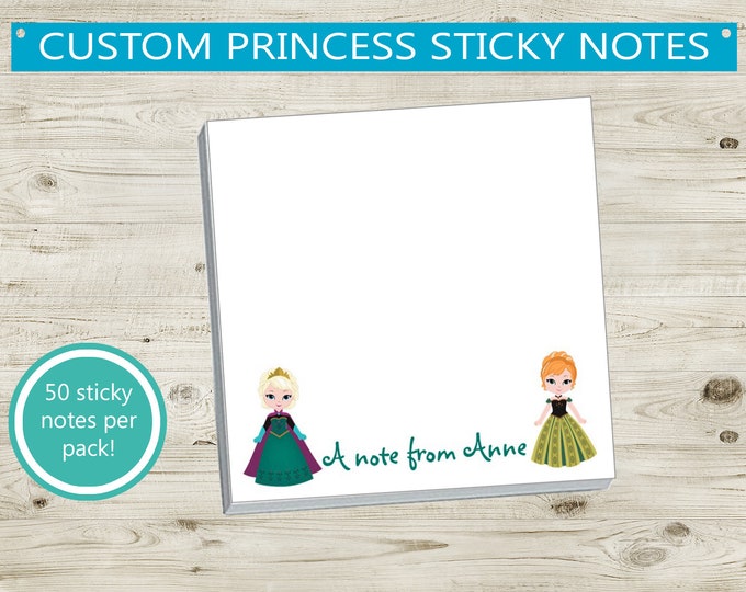 Custom Christmas Sticky Notes // Personalized Gift Idea Paper - Etsy