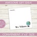 Custom Sticky Note Pads Globe // Personalized Gift Idea, Teacher ...