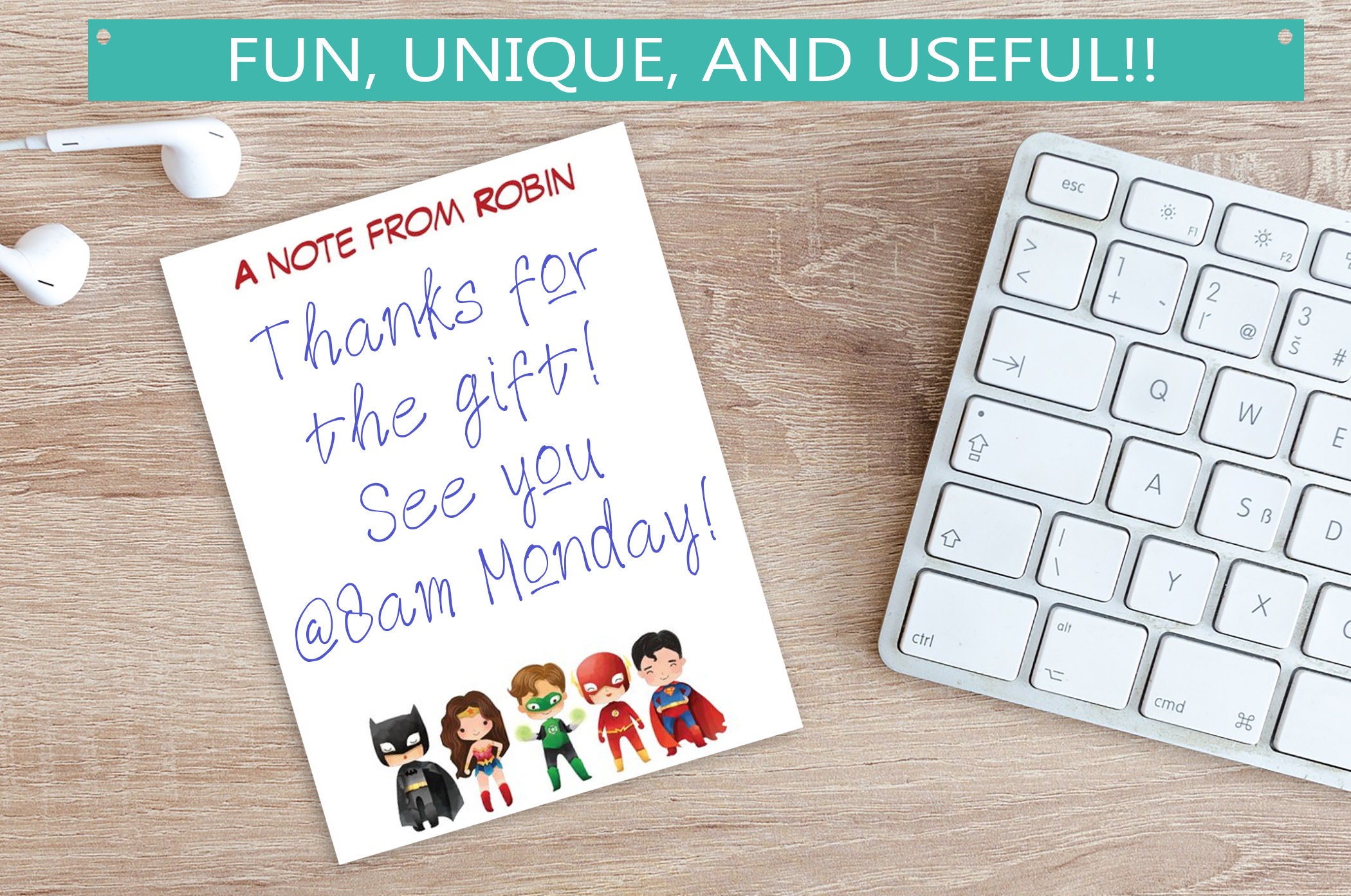 Personalized Superhero Notepad With Custom Name // 50 Sheets - Etsy