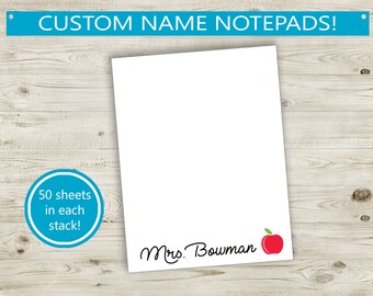 Personalized Sticky Notes With Math Pi Design // 3x3 Inch, 50 Notes per ...