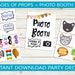 Cat Photo Booth Props // Editable Speech Bubbles Printable - Etsy