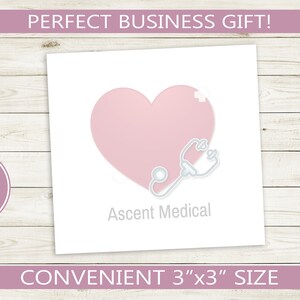 Sticky Notes Logo Watermark Design // 3"x3" Custom Professional Sticky ...