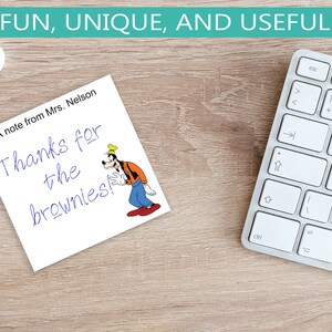 Goofy Custom Sticky Notes // 3x3, Personalized Gift Idea, Custom ...