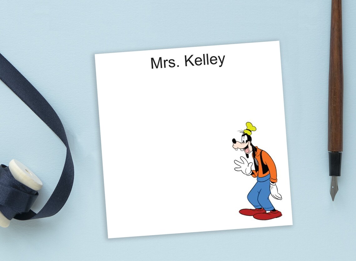 Goofy Custom Sticky Notes // 3x3 Personalized - Etsy