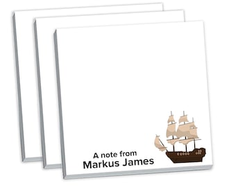 Custom Pirate Sticky Notes // Personalized With Any Text // 50 - Etsy