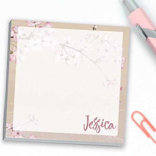 Personalized Sticky Notes With Custom Name and Cheetah Print - Etsy