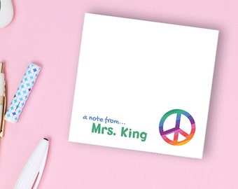Personalized Sticky Notes With Custom Name // 3x3 - Etsy