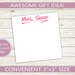 Personalized Sticky Notes With Custom Name or Text // 3x3 With Color ...