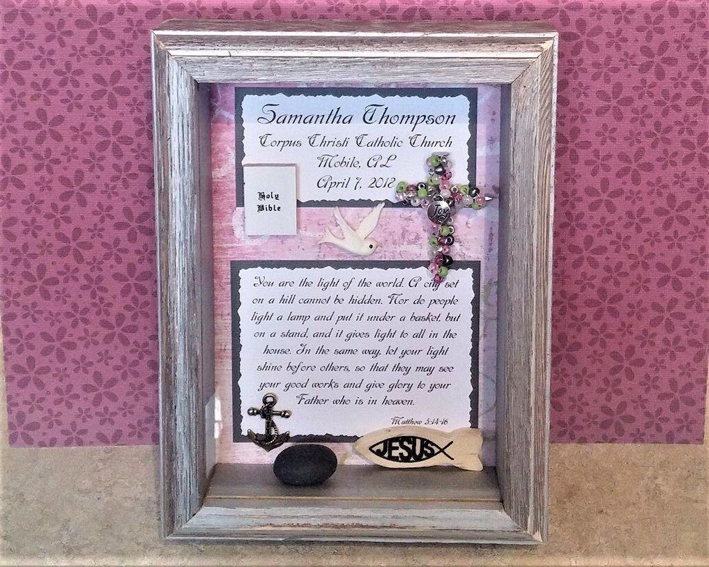 Baptism Keepsake-customized Confirmation Gift for | Etsy
