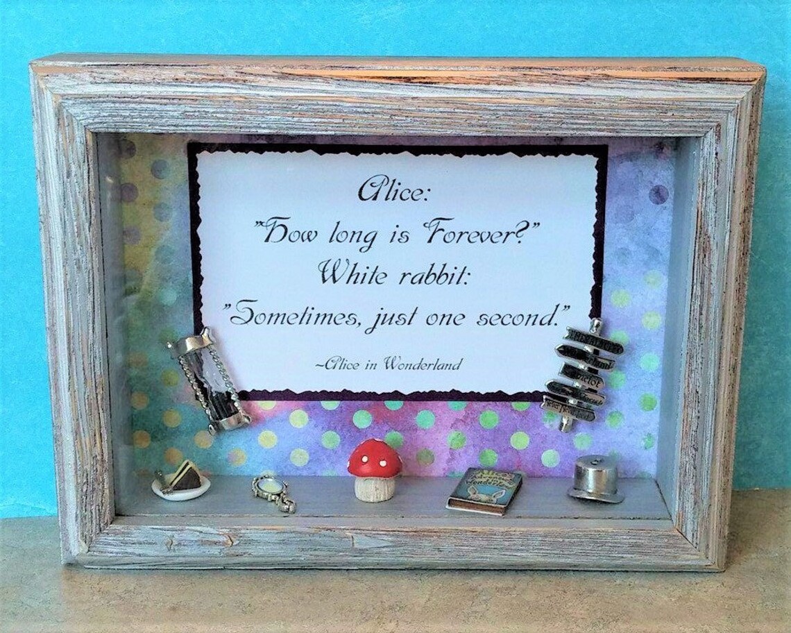 Alice in Wonderland Themed Gift-friendship Gift-six Impossible Things ...