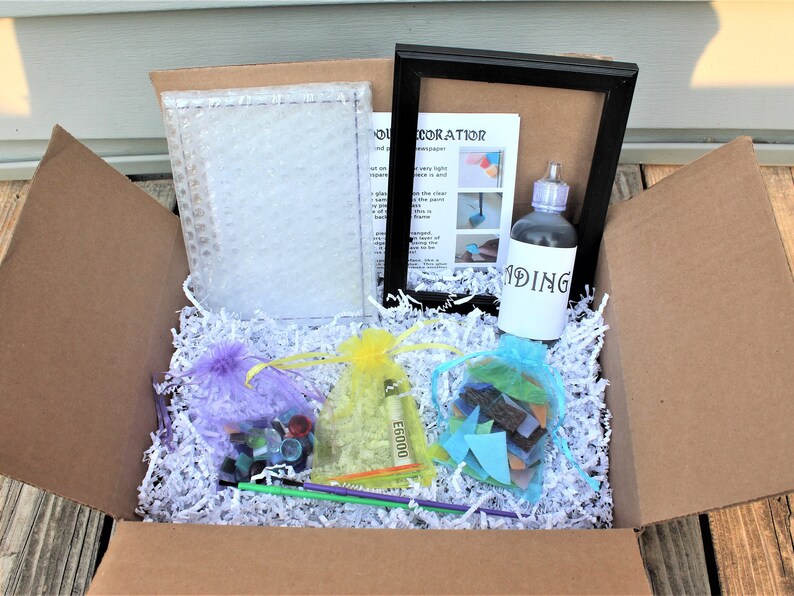 2 Pack Stained Glass Craft Kit for Beginners-craft Kit for | Etsy