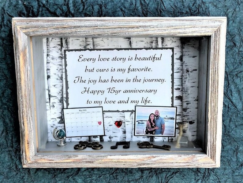 Personalized Shadow Box-family Shadow Box-personalized Anniversary Gift ...
