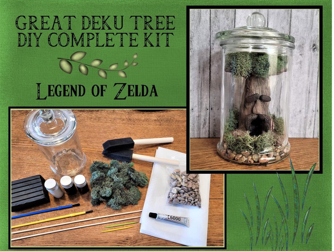 Zelda Inspired DIY Craft Complete Kit for 1 or 2 Trees-deku Tree Faux ...