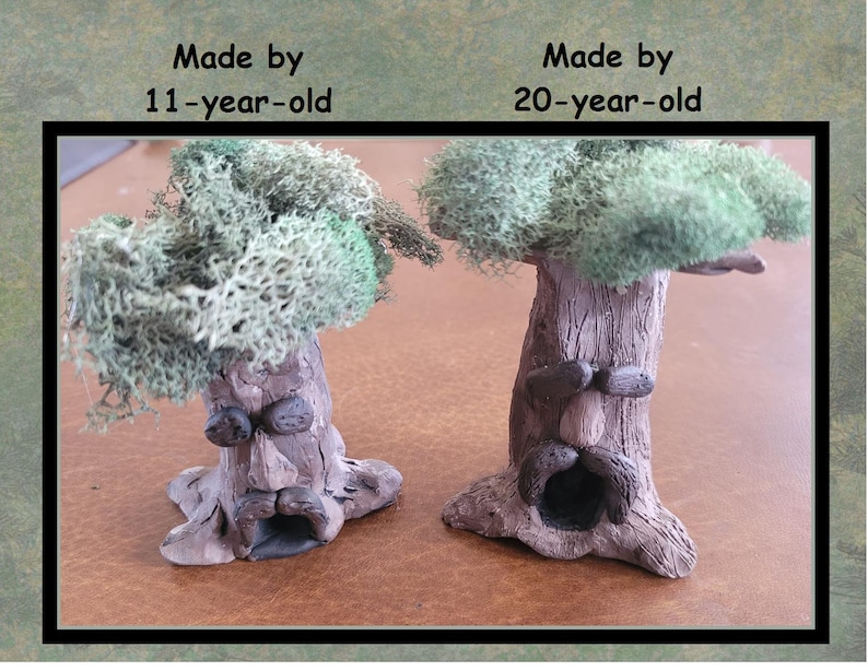 Zelda Inspired DIY Craft Complete Kit for 1 or 2 Trees-deku Tree Faux ...