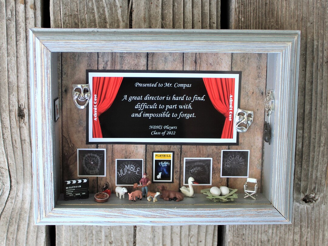 Charlotte's Web Drama Teacher Thank You Gift-gift for Theater Teacher ...