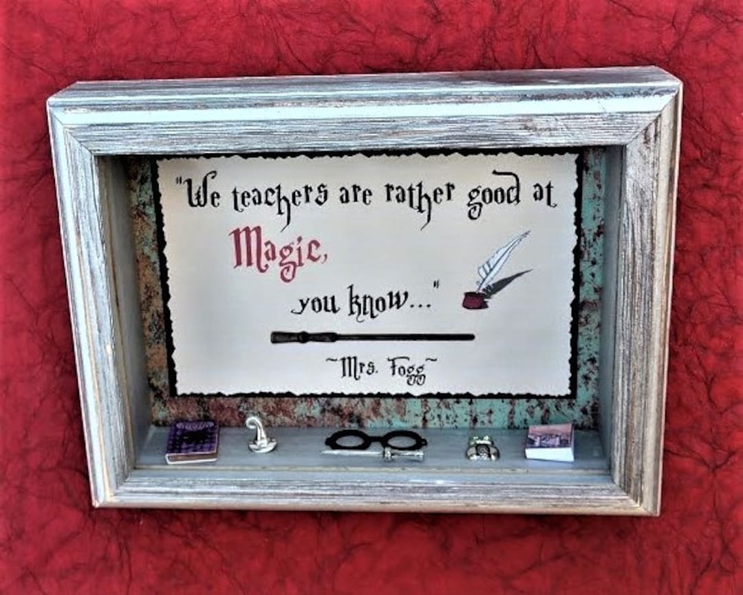 Teacher Christmas Gift-teacher Keepsake-teacher Memento-potter Inspired ...