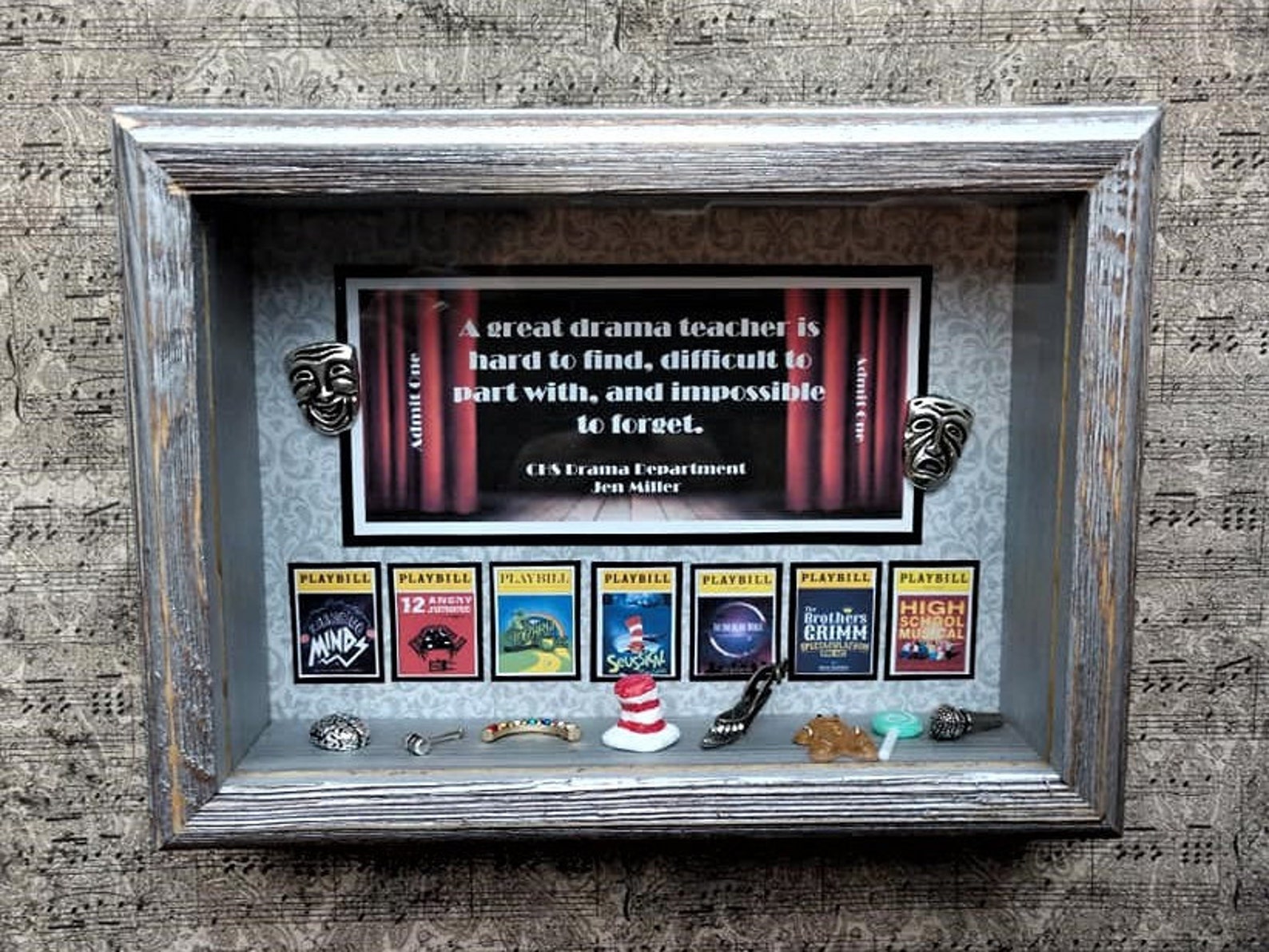 Drama Teacher Thank You Gift-gift for Theater Teacher-drama | Etsy