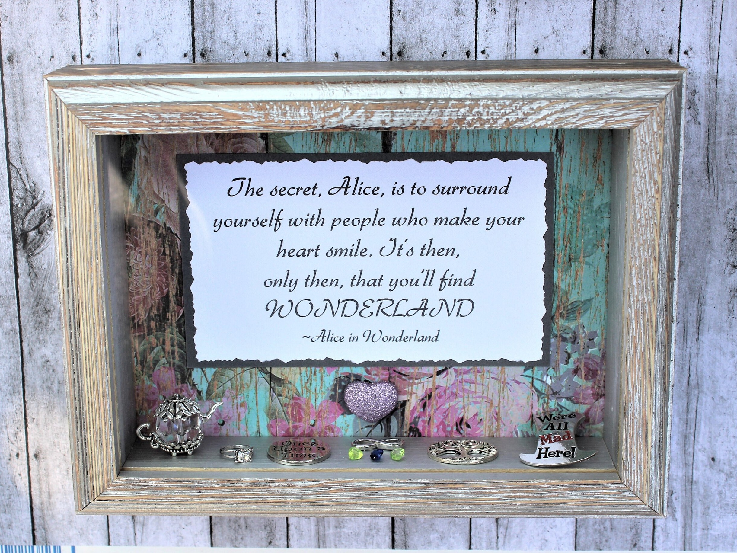 Alice in Wonderland Themed Gift-friendship Gift-six Impossible Things ...