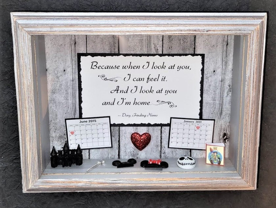 Disney Valentine's Day Gift/disney Photo Gift/nemo/disney Anniversary ...