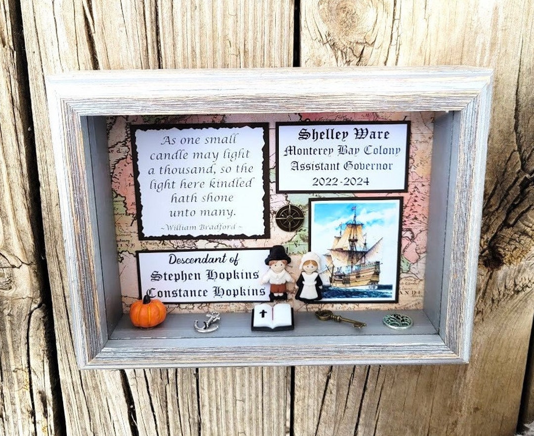 Mayflower Descendant Gift-mayflower Family Gift-plymouth Rock Mayflower ...