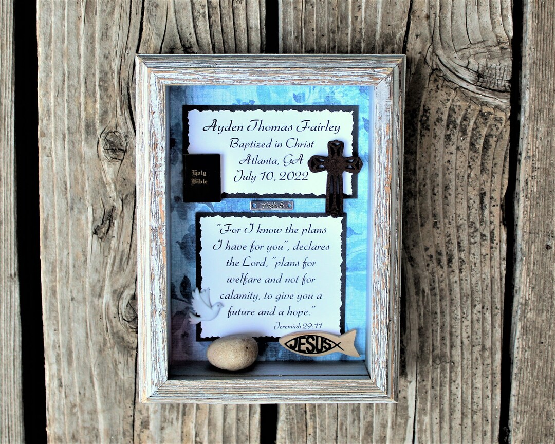 Baptism Keepsake Boy/baptism Keepsake Girl/custom Confirmation Gift ...