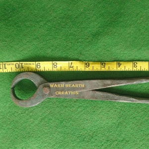 Hand Forged Round Jaw Tongs: Medieval Blacksmith Tool - Etsy