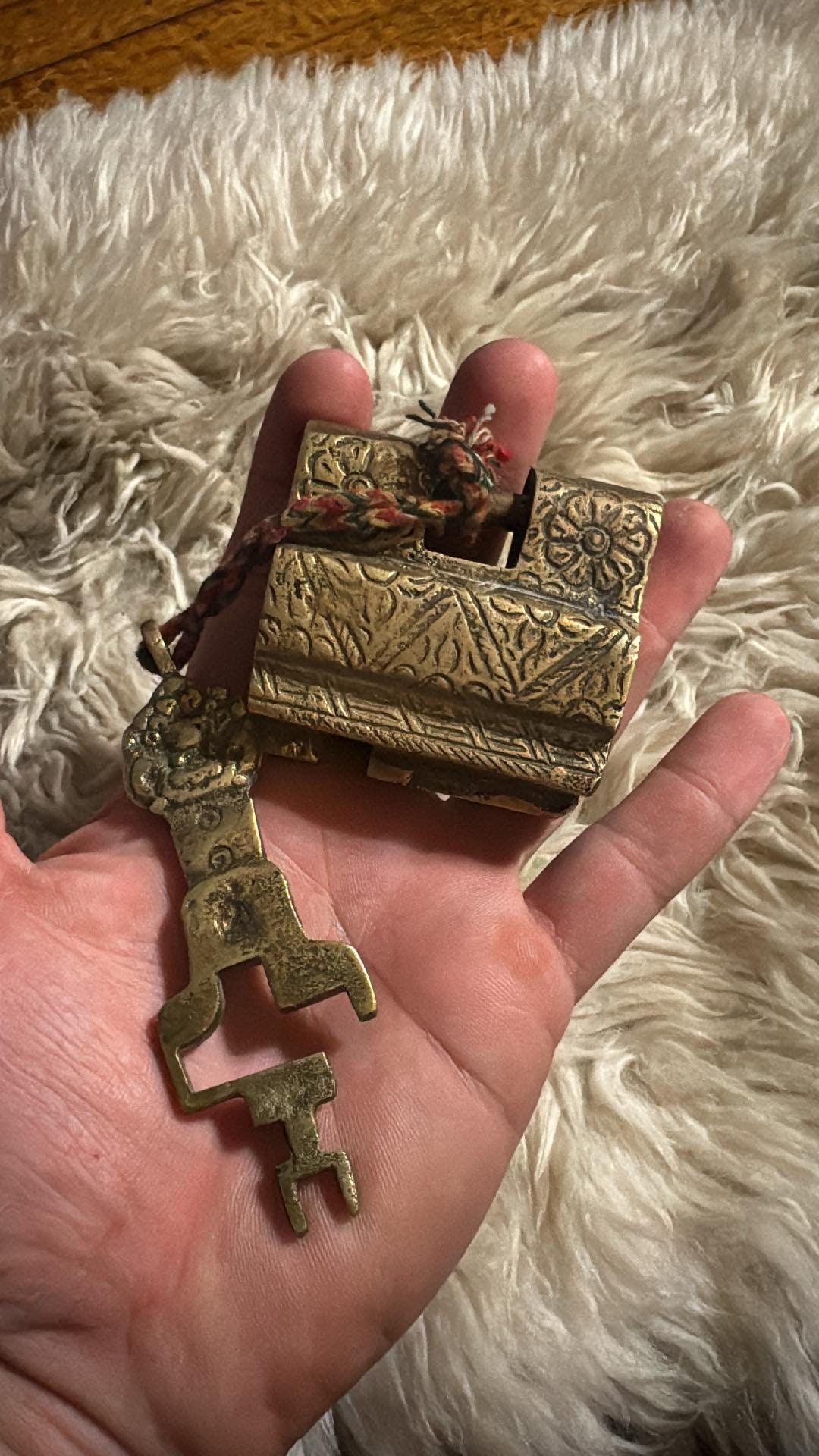 Vintage Brass Antique Lock - Animal Figurative Brass Collectible Old ...