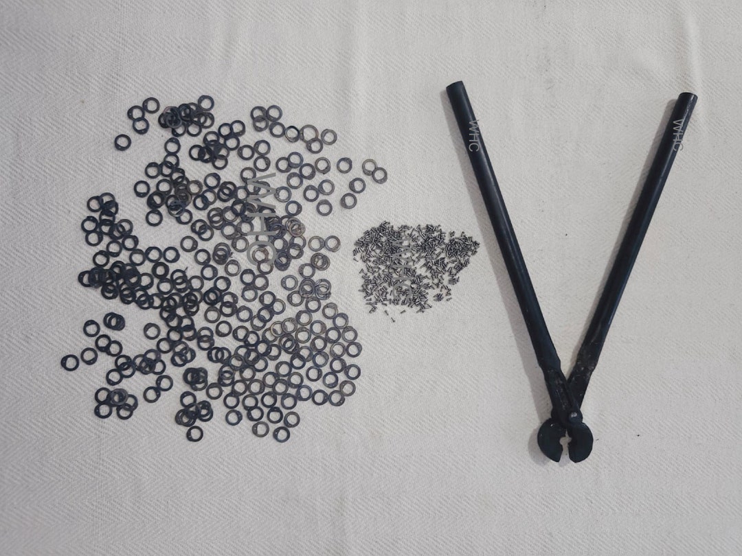 Stainless Steel Chainmail Repair Kit: 9mm Rings, Rivets & Tool - Etsy